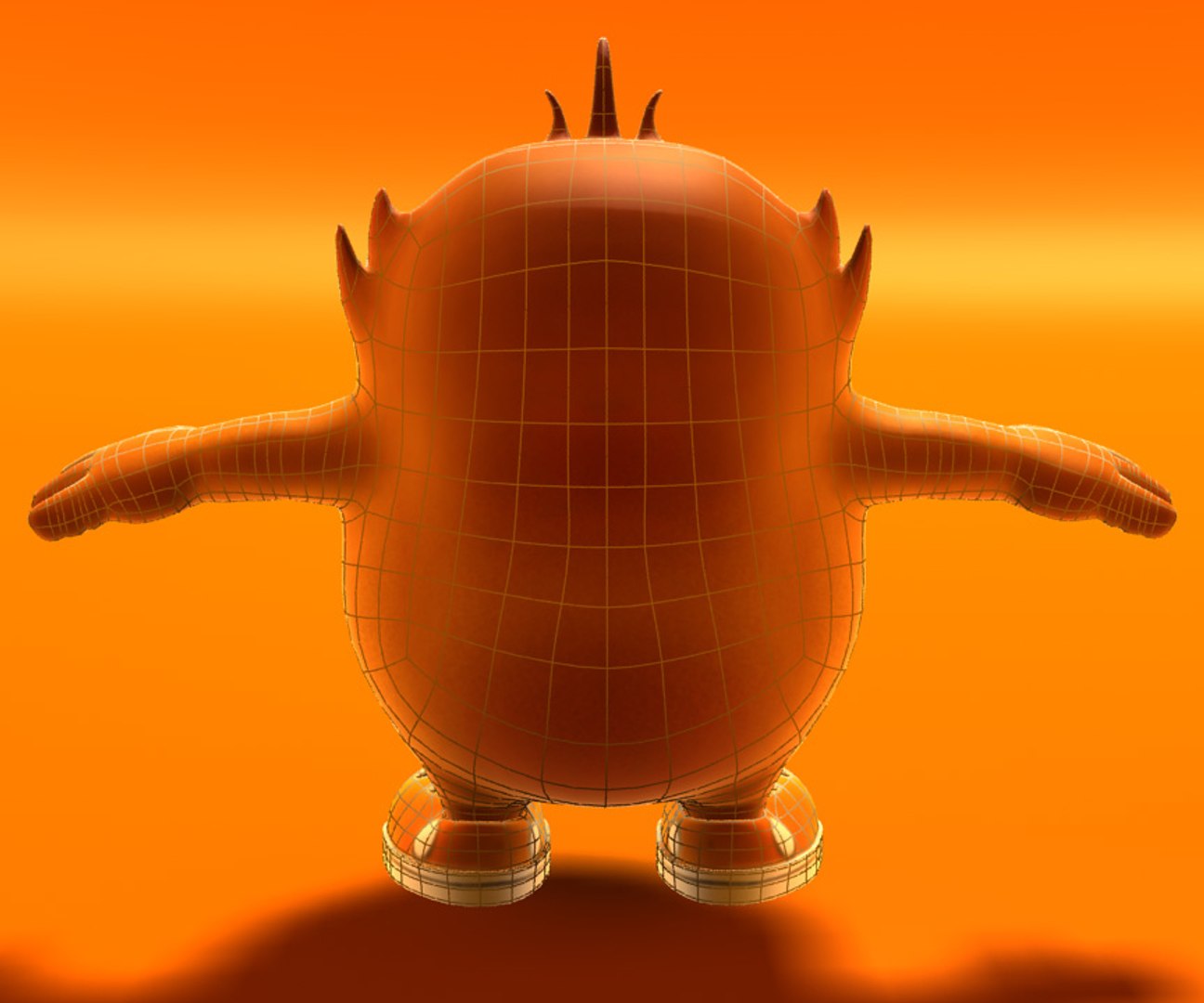 3d Toon Character Model