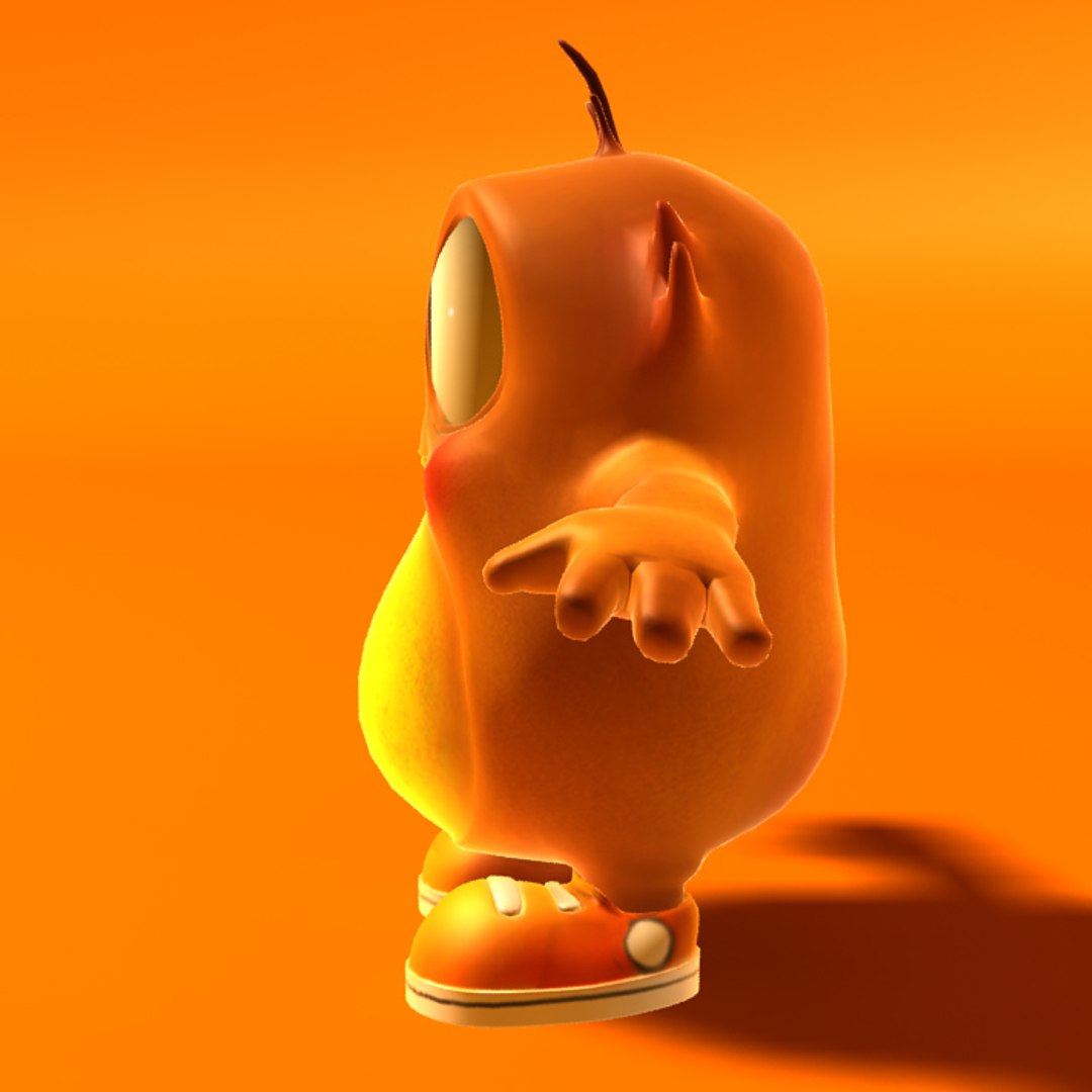 3d Toon Character Model