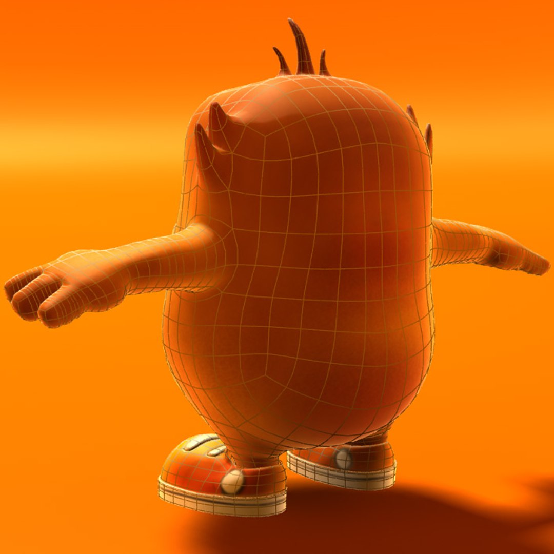 3d Toon Character Model