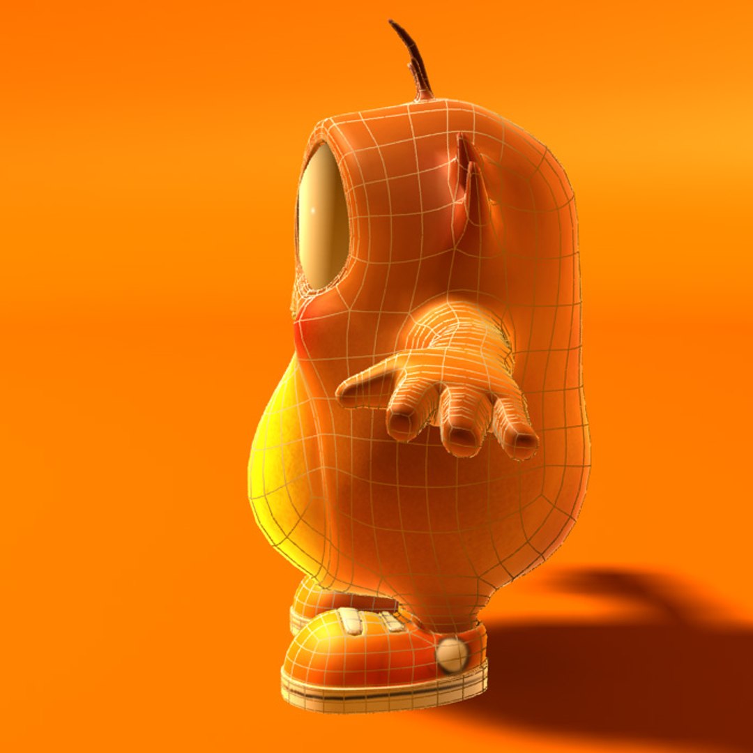 3d Toon Character Model