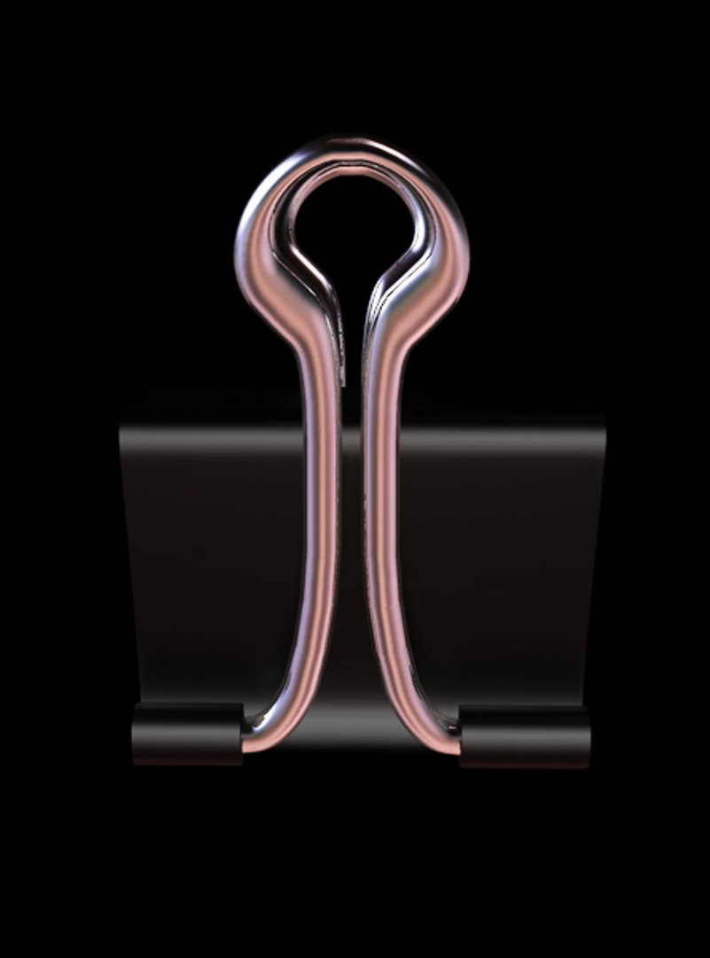 Paper Paperclip 3d 3ds