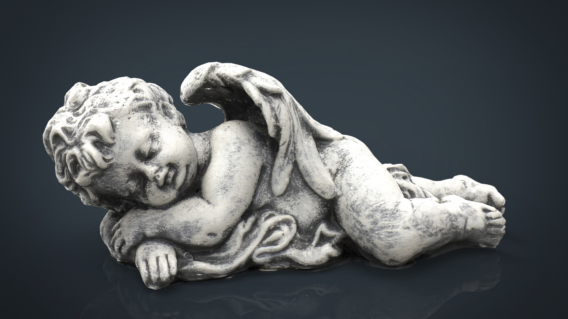 3d Model Angel Stone