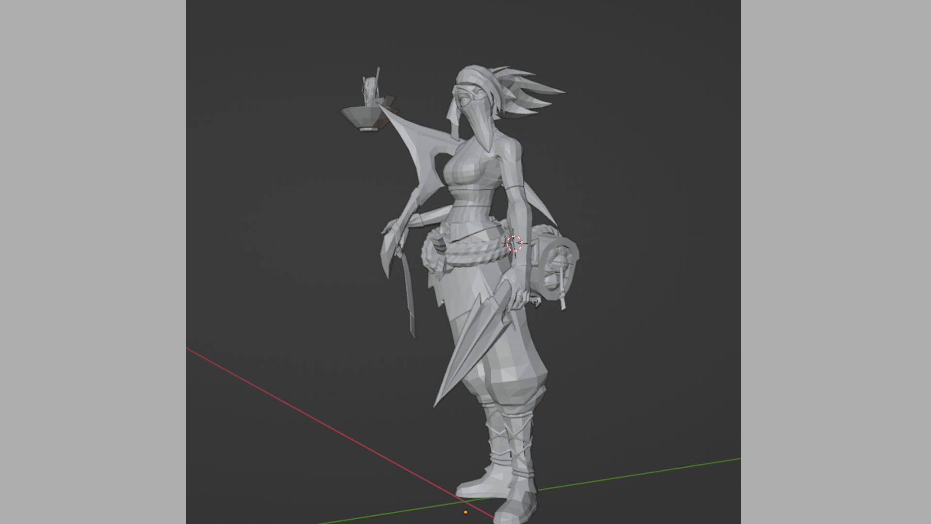 3D Akali Wild Rift Pose - TurboSquid 1957313