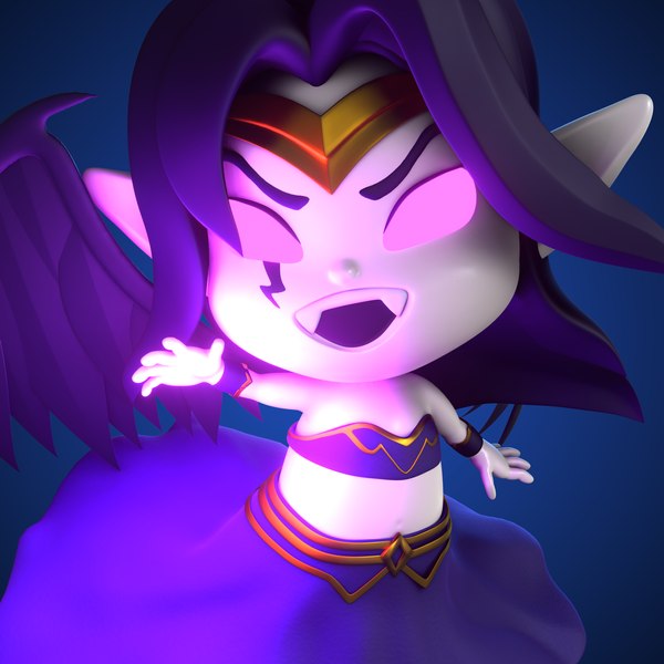 Morgana Chibi3D模型 - TurboSquid 1925732