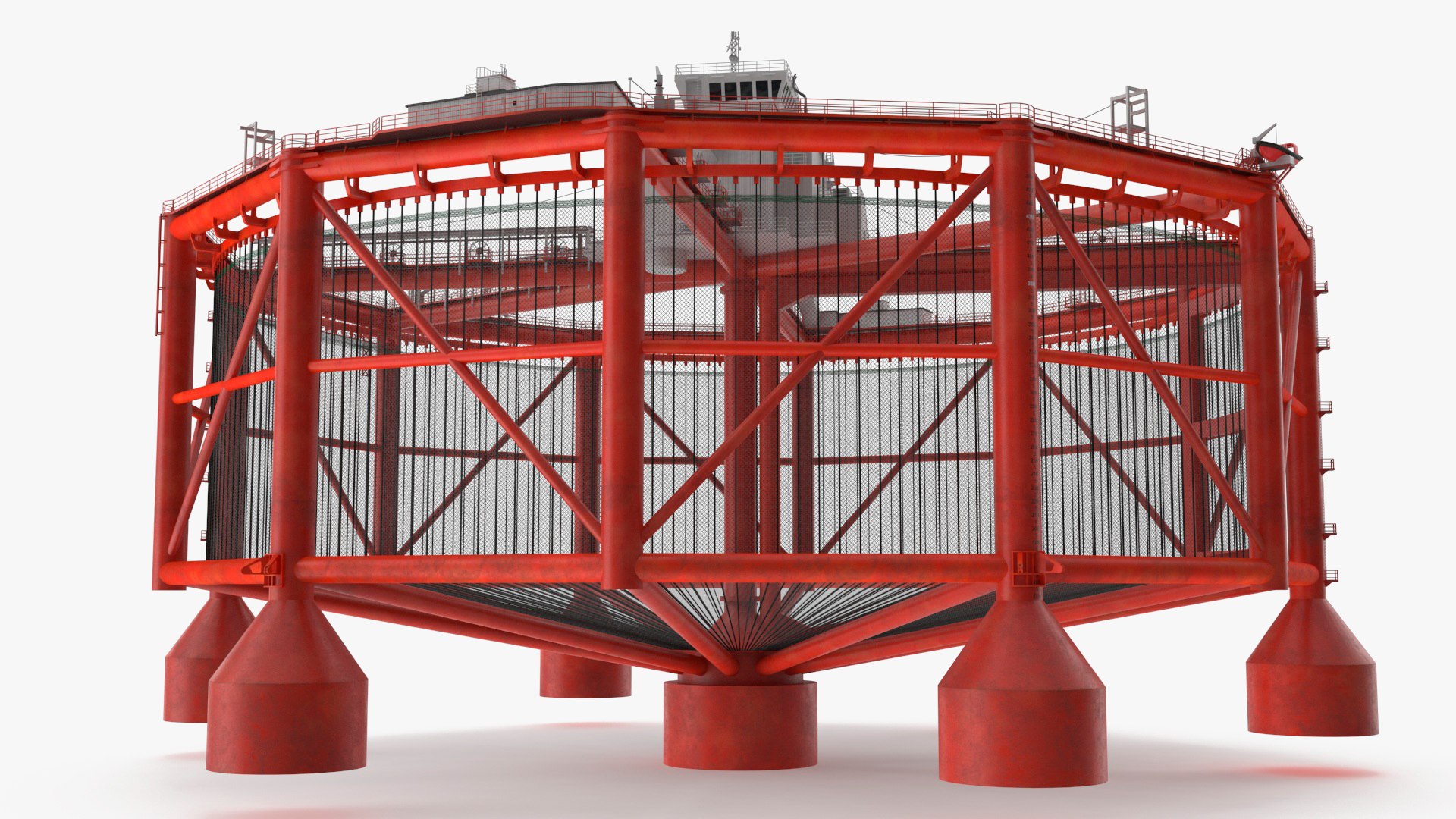 Offshore Ocean Fish Farming Facility 3D - TurboSquid 2161294