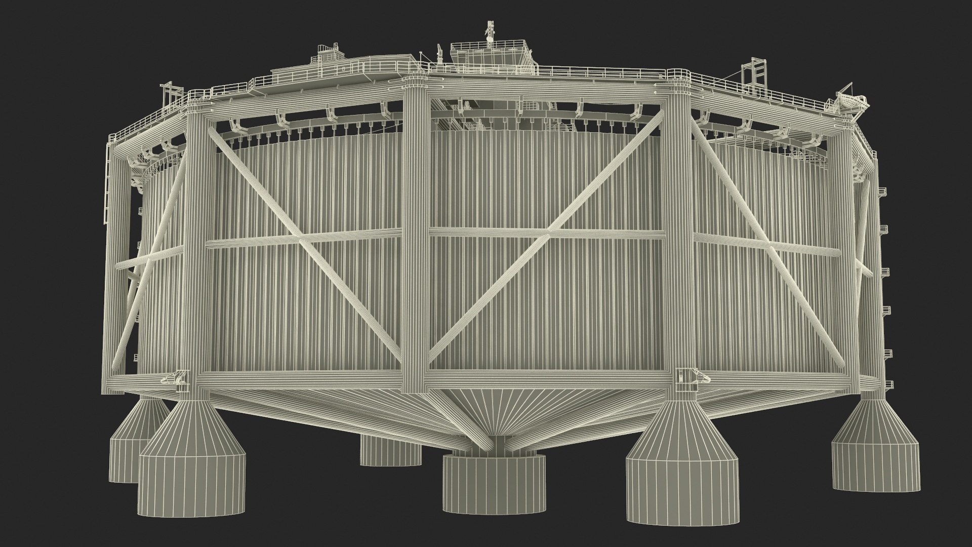 Offshore Ocean Fish Farming Facility 3D - TurboSquid 2161294