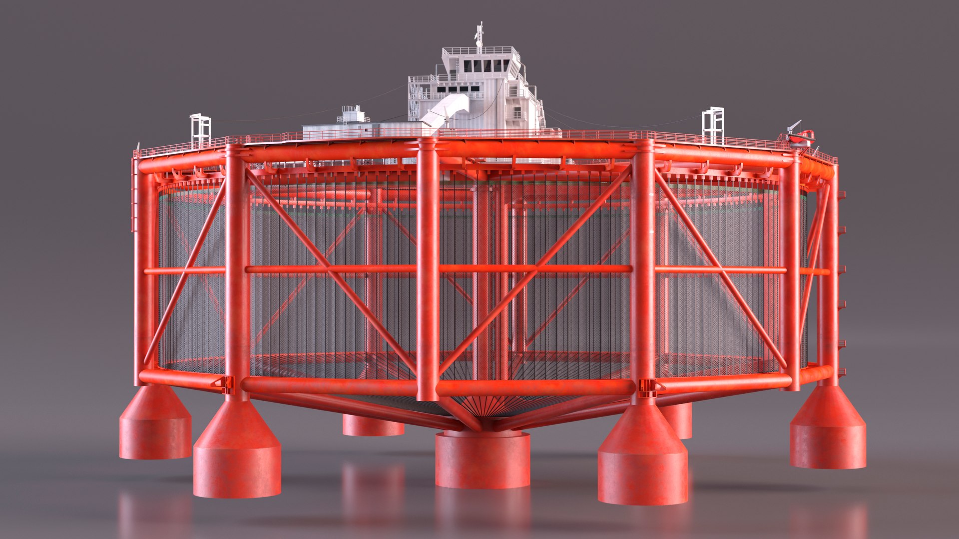 Offshore Ocean Fish Farming Facility 3D - TurboSquid 2161294
