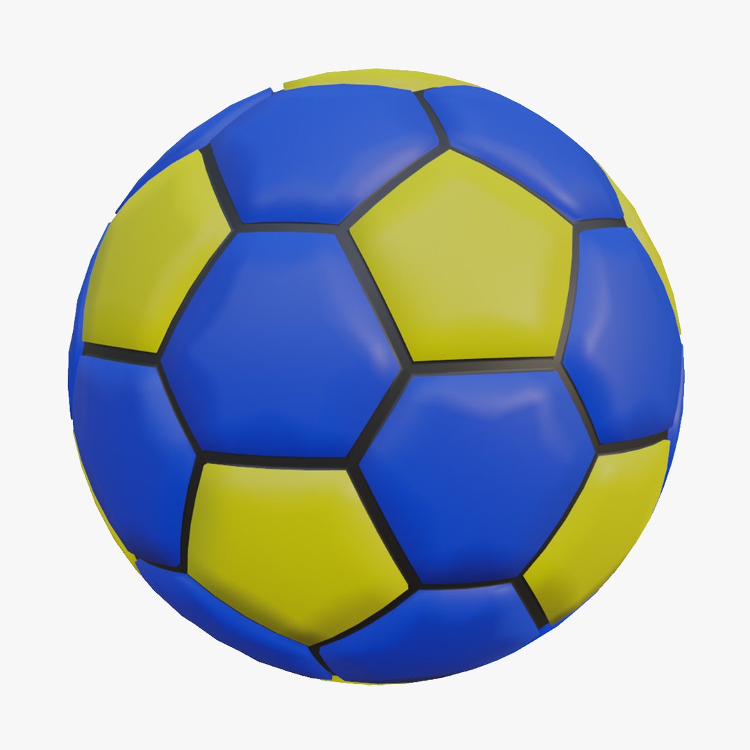 Blue Soccer Ball 3D model - TurboSquid 2067713