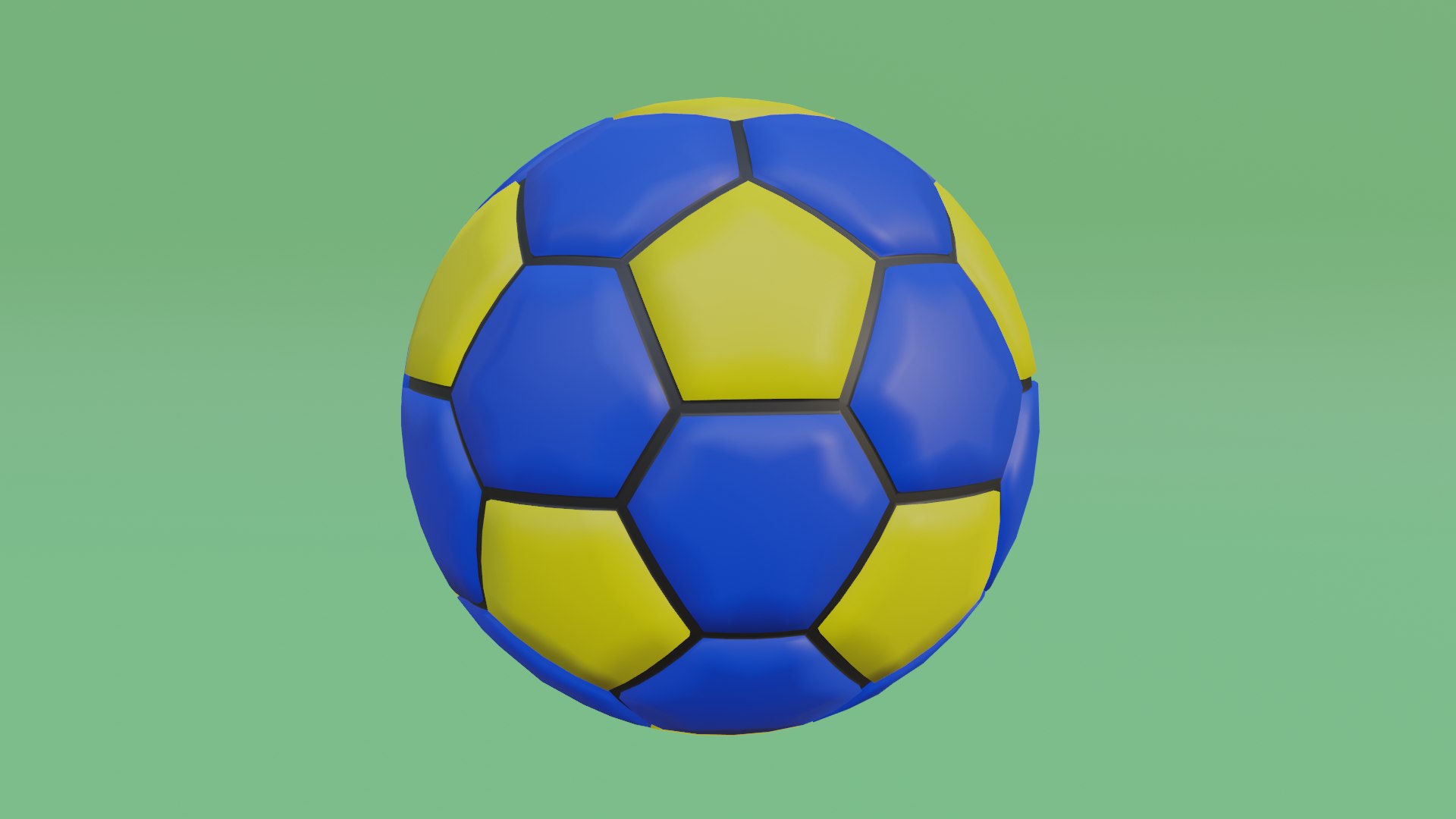 Blue Soccer Ball 3D Model - TurboSquid 2067713