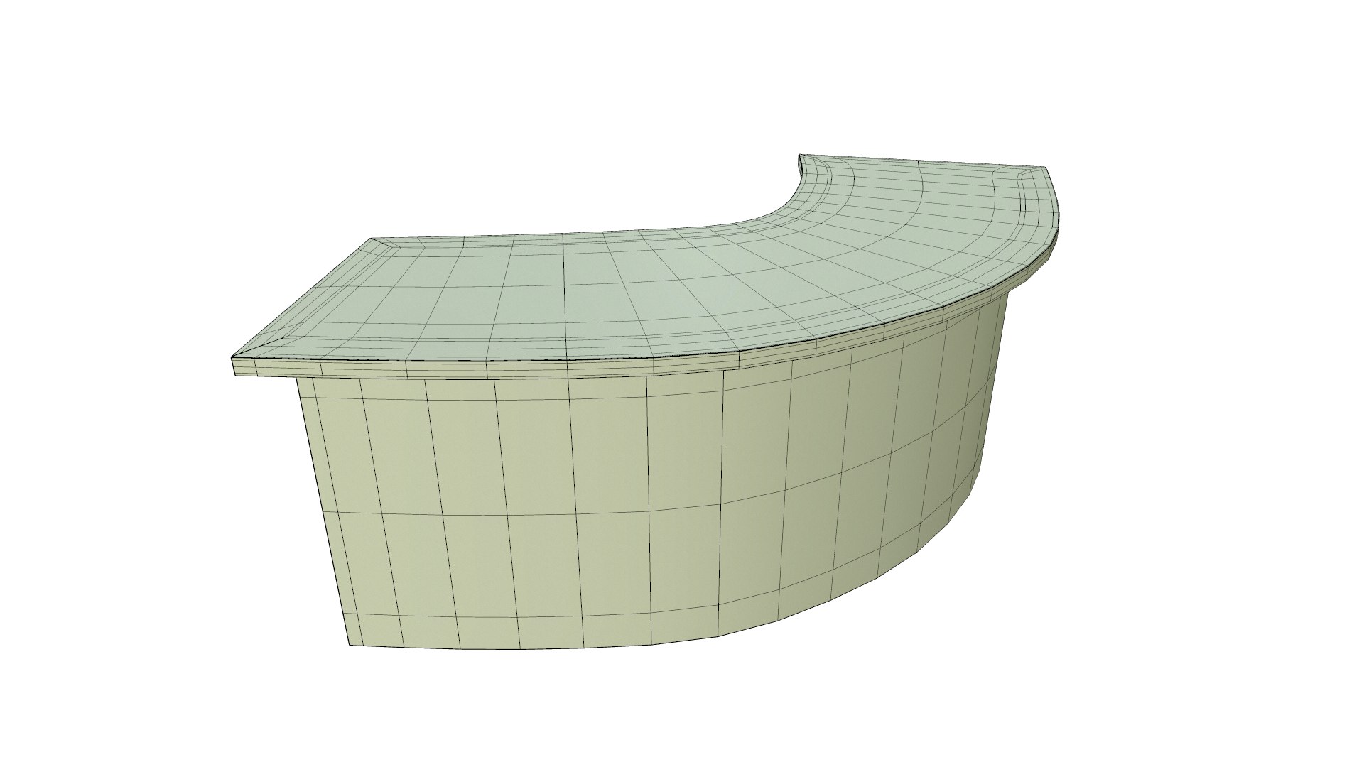 Free 3D Reception Table Model - TurboSquid 2137696