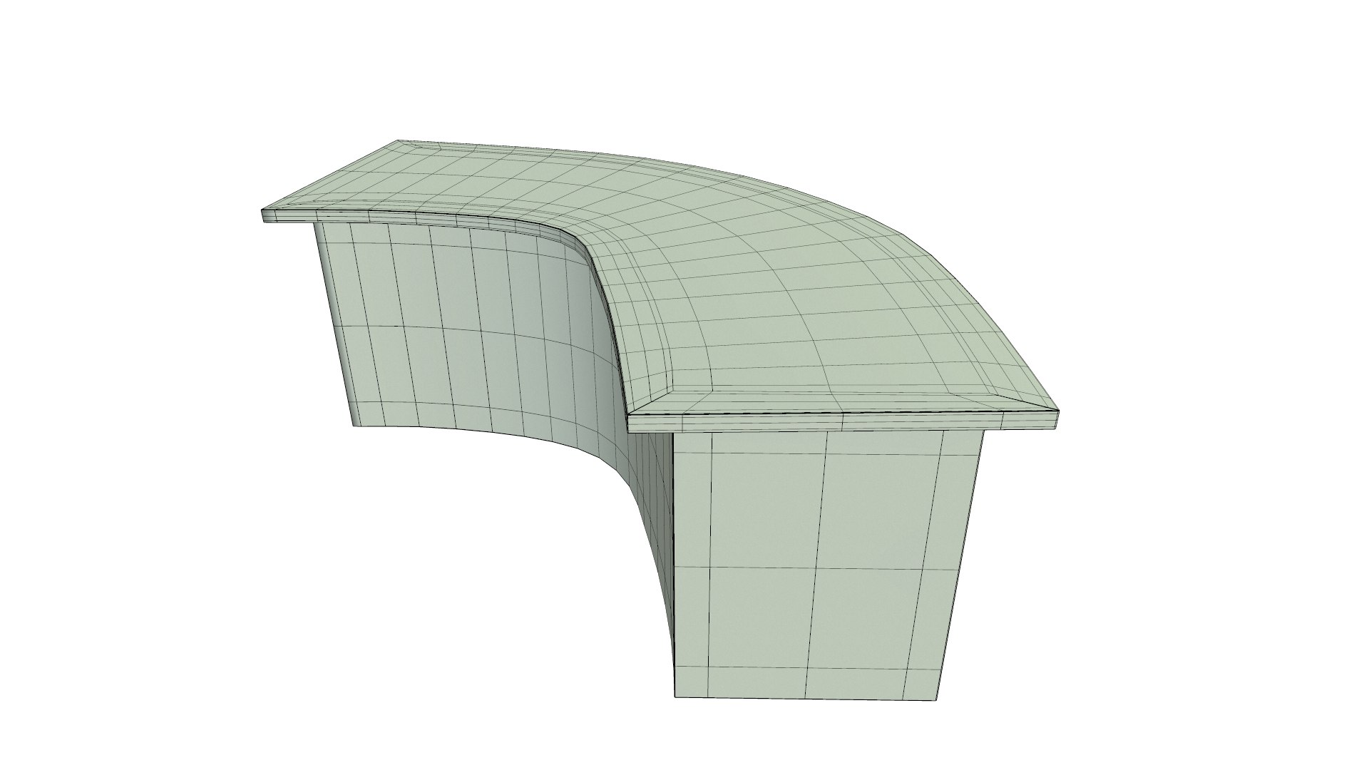 Free 3D Reception Table Model - TurboSquid 2137696