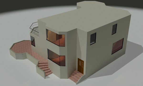 3d model house living