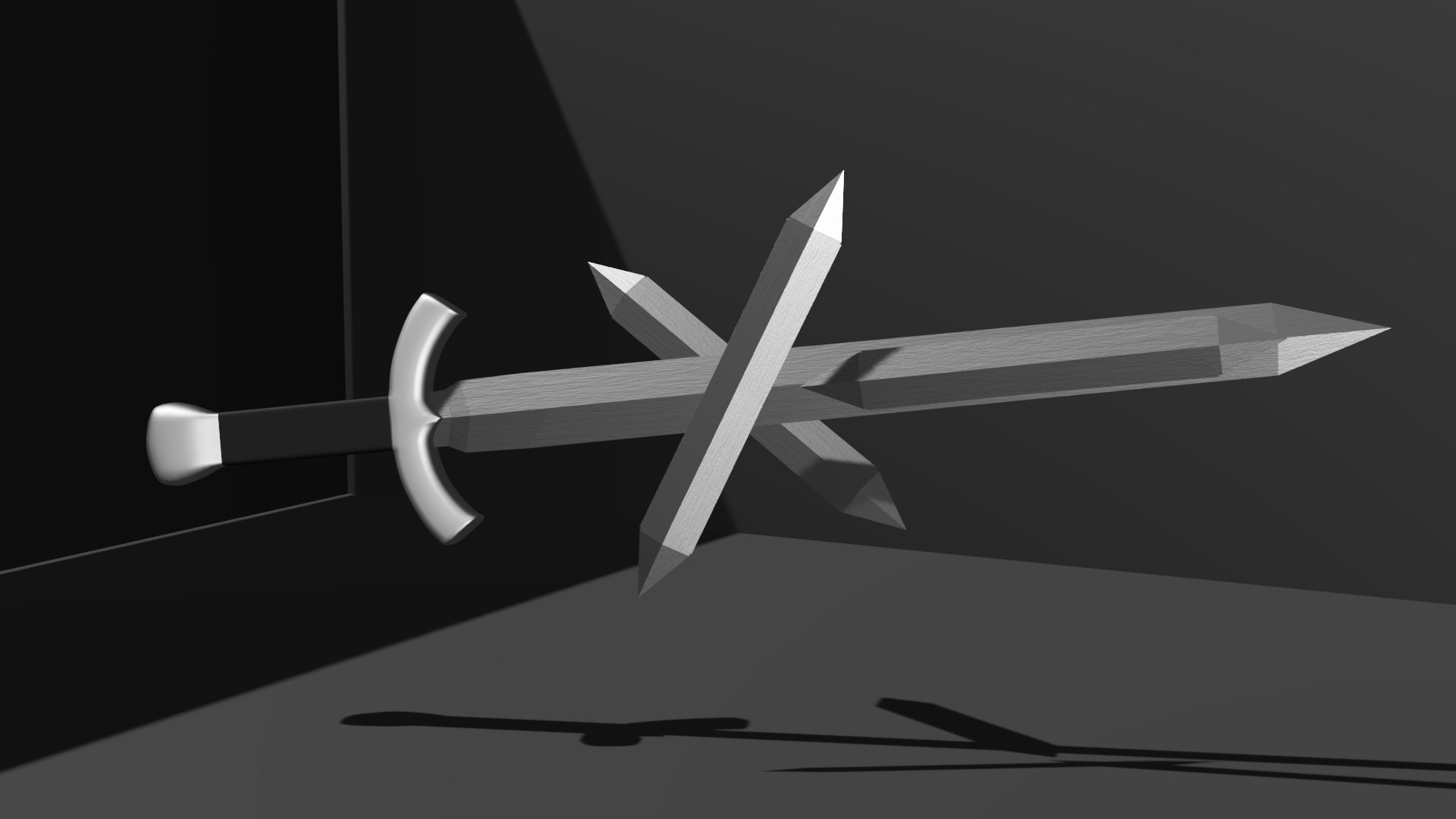 3D Sword With 3 Blades Model - TurboSquid 2053489