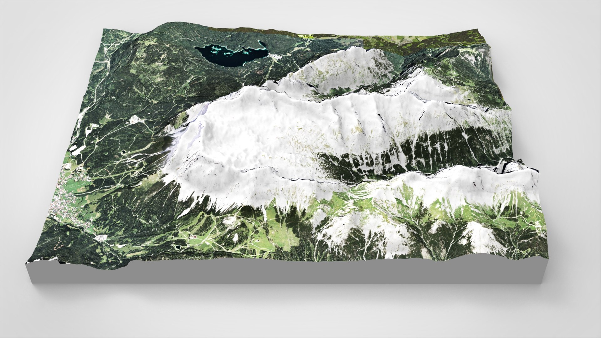 Mountain Landscape Zugspitze Germany 3D Model - TurboSquid 2505632