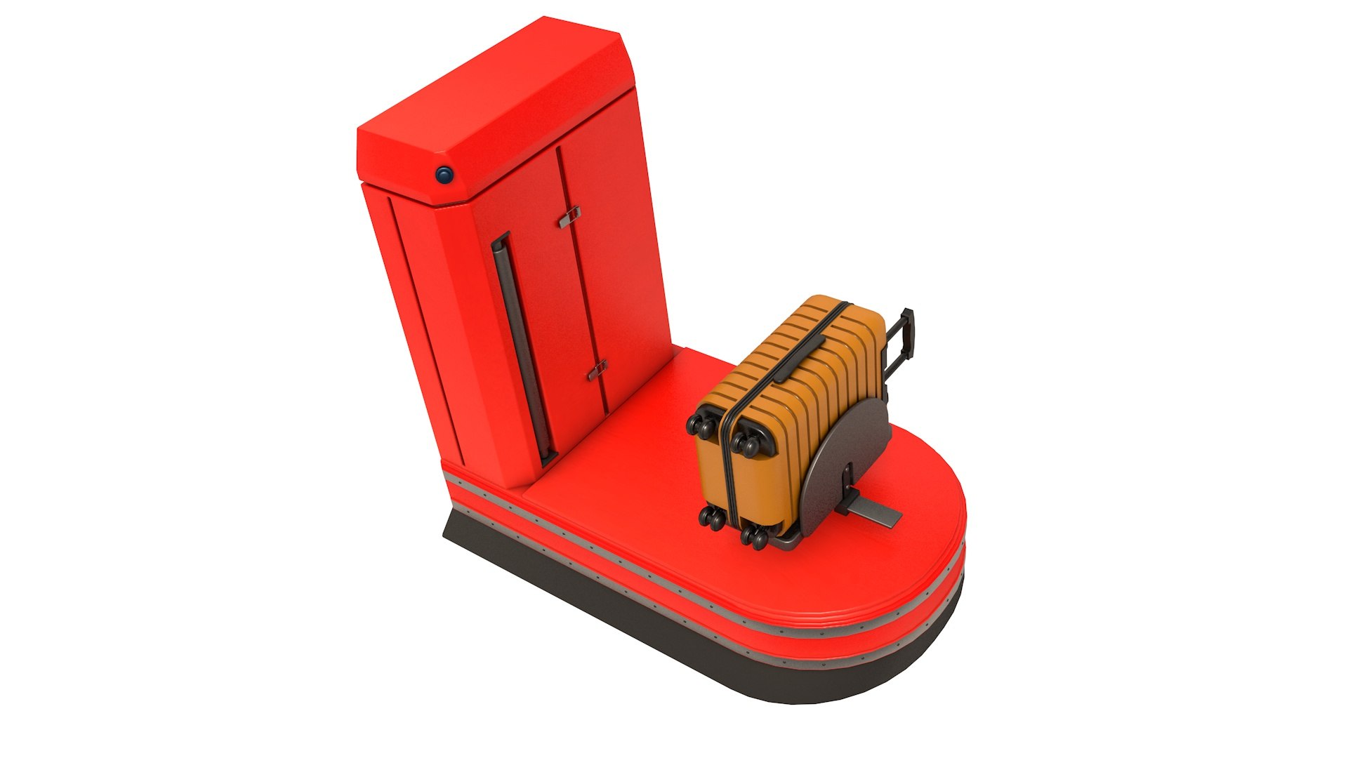 Airport Suitcase Wrapping 3D - TurboSquid 2359168