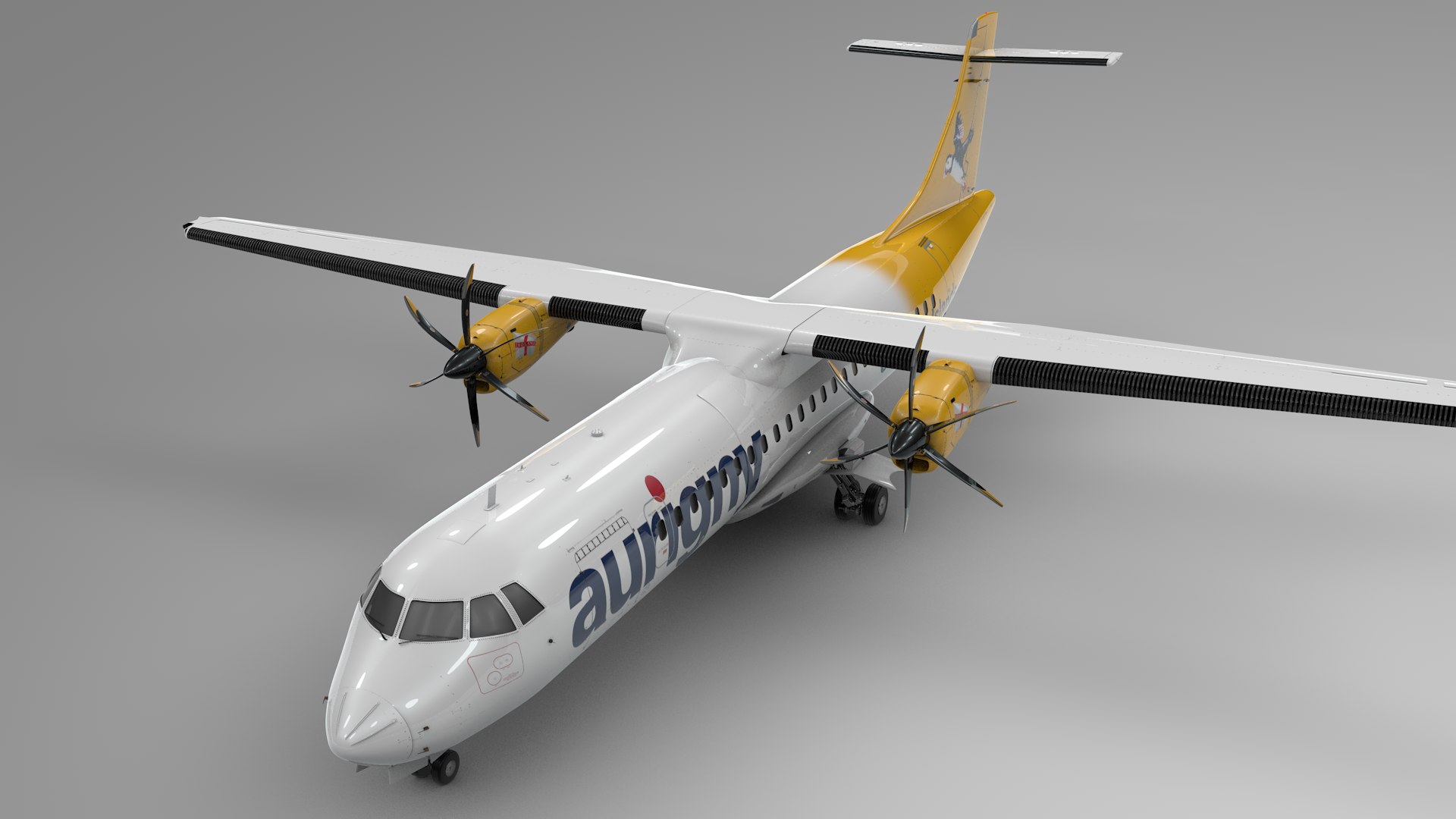 3D model ATR 72 AURIGNY L1763 - TurboSquid 1941836
