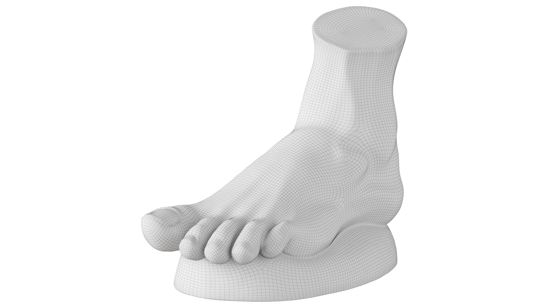 Plaster Foot 3D Model - TurboSquid 2473948