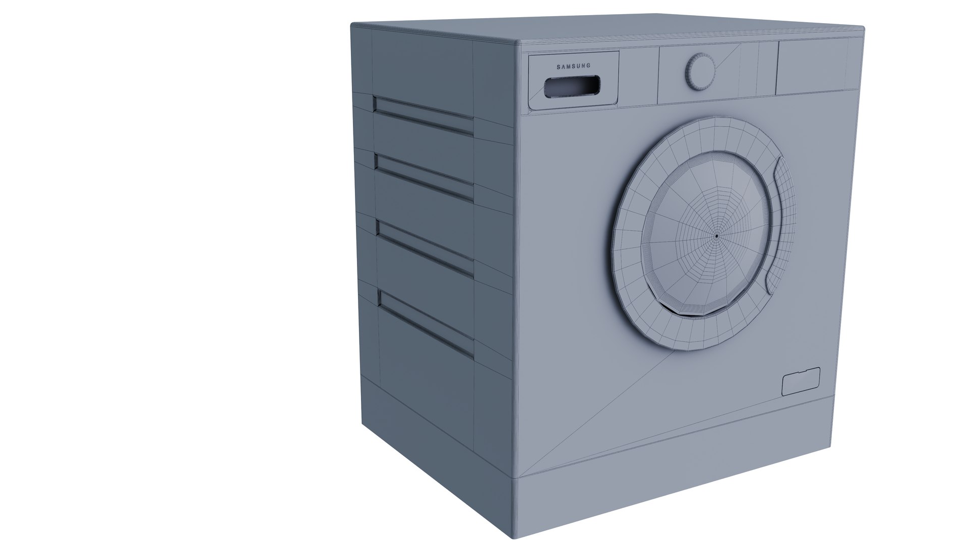 Washing Machine 3D Model - TurboSquid 2038597
