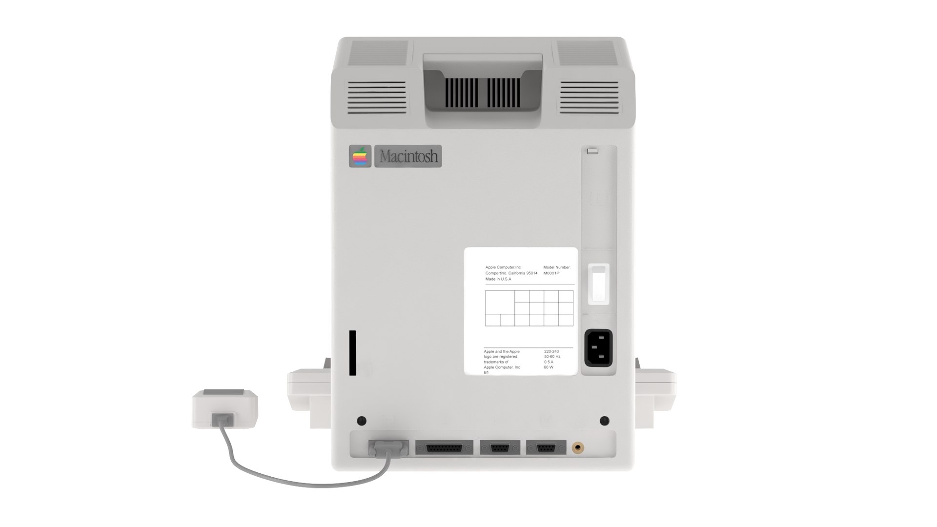 Apple Macintosh 128K 3D Model - TurboSquid 2292156