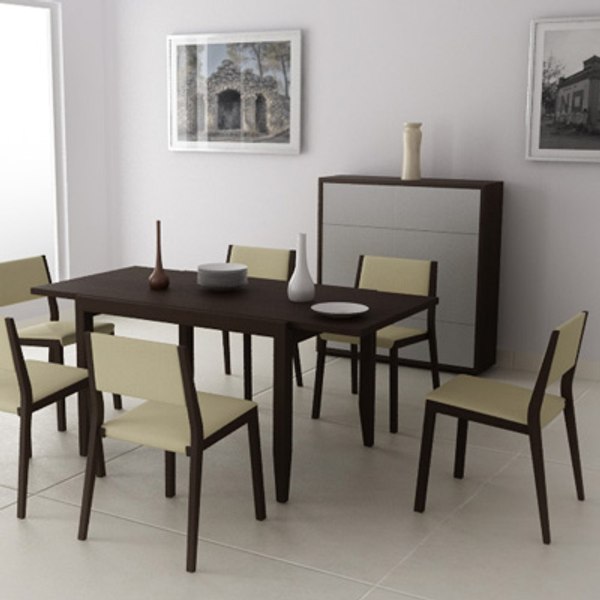 Dining Room Interior 3D Models for Download | TurboSquid