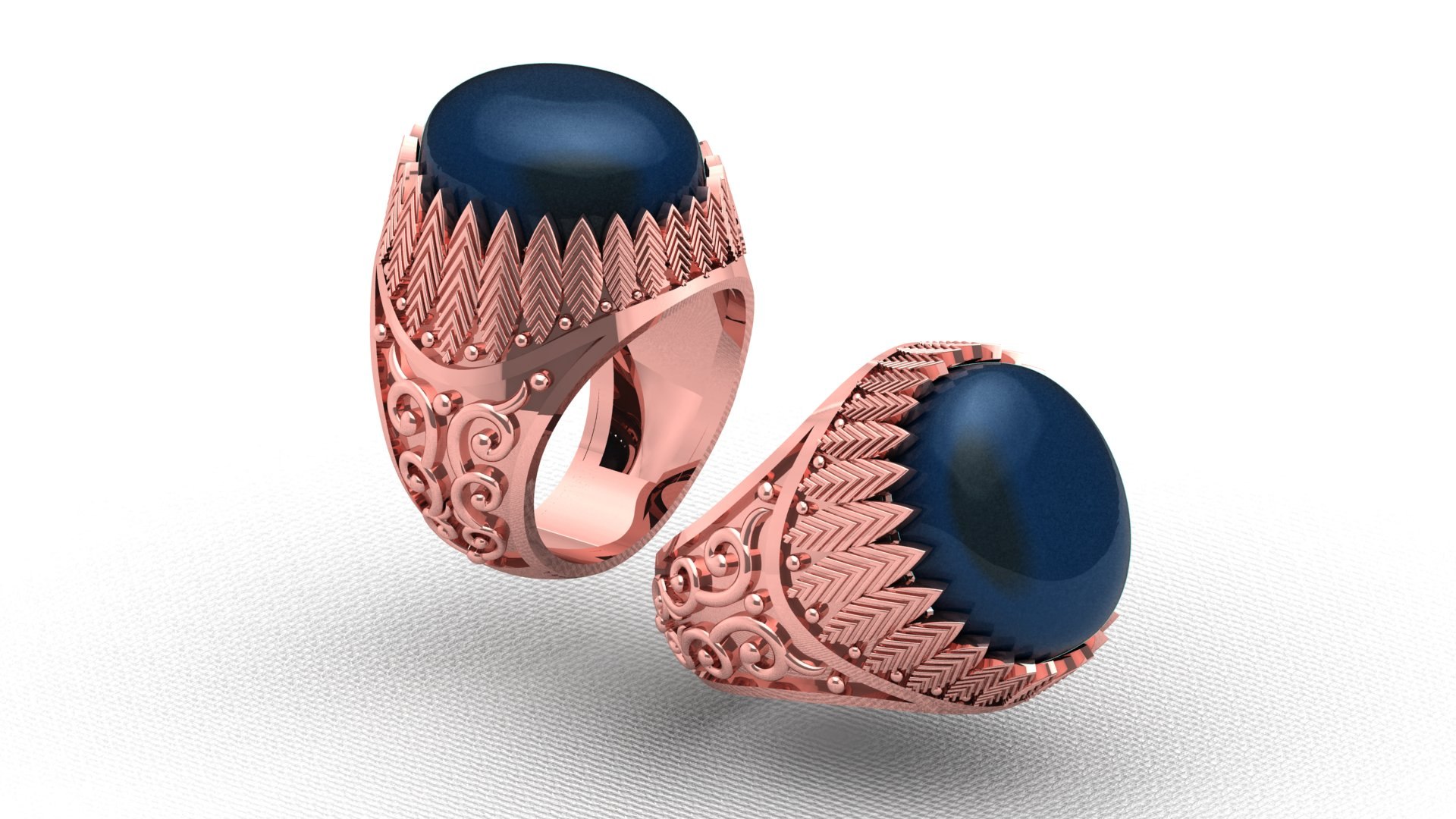 MENS TURKISH RING 3D Model - TurboSquid 2145376