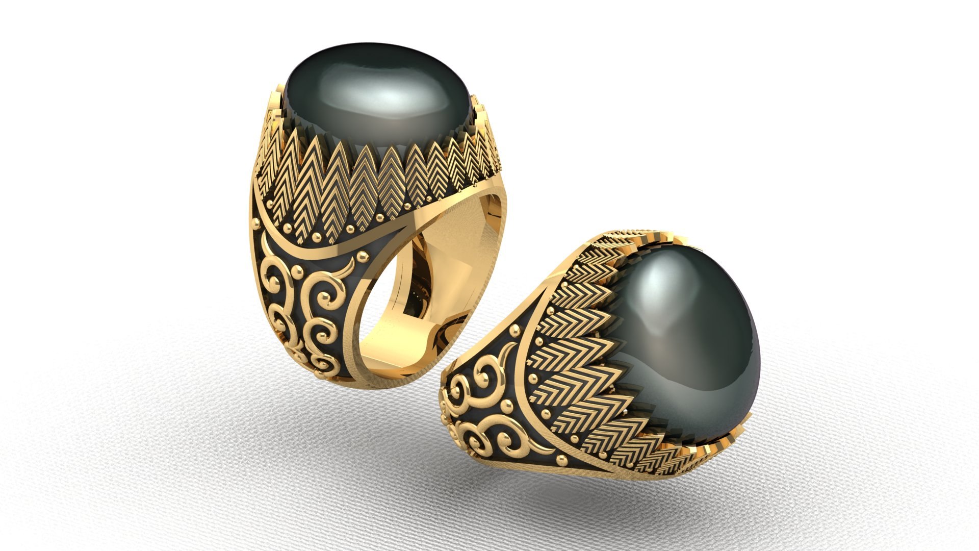 MENS TURKISH RING 3D Model - TurboSquid 2145376