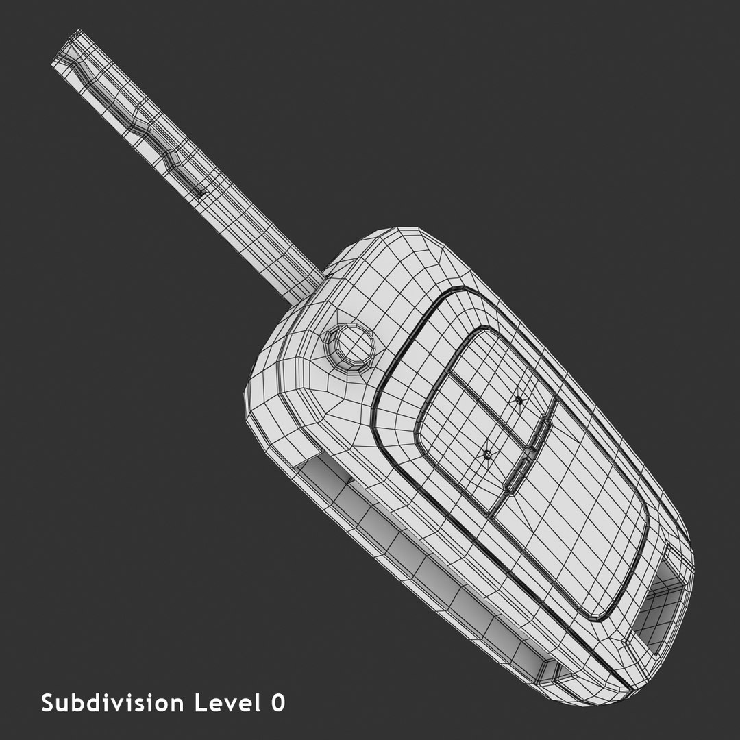 car key 3d max
