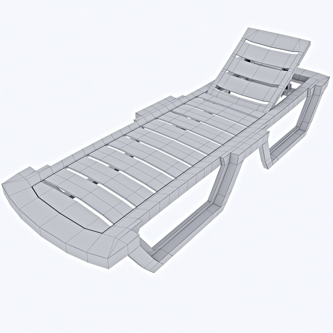 Pool Chair 3D Model - TurboSquid 1295662
