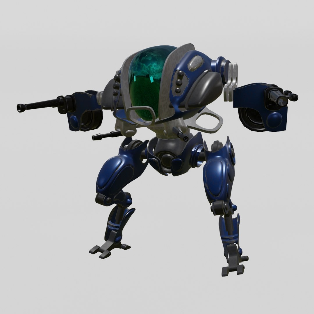 Mech Juggernaut blue3D模型 - TurboSquid 2042162