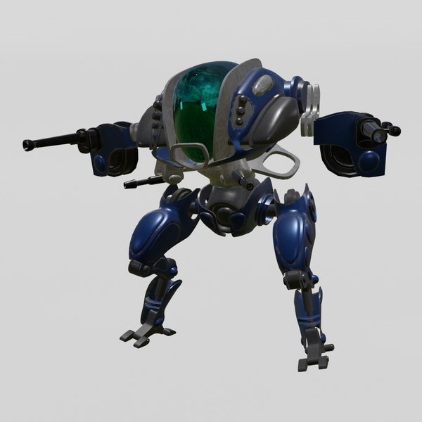Mech Juggernaut blue 3D 모델 - TurboSquid 2042162