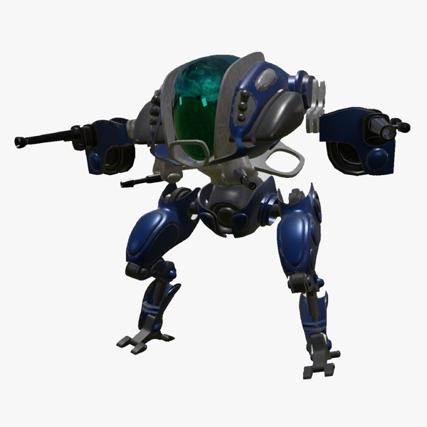 Mech Juggernaut blue Modelo 3D - TurboSquid 2042162