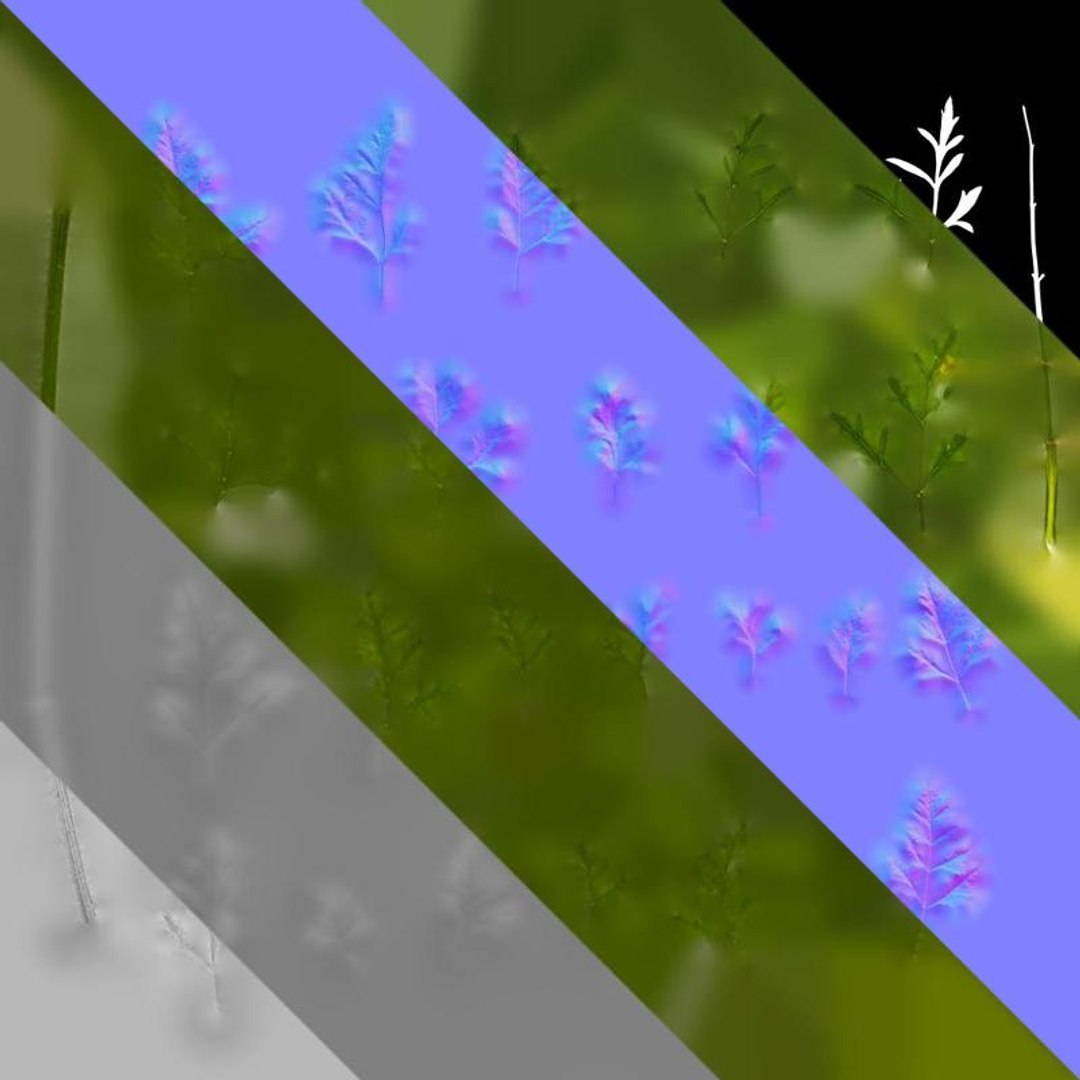 Anydrafts Ammi Black Knight Leaf 01 Textures 3D - TurboSquid 2352172