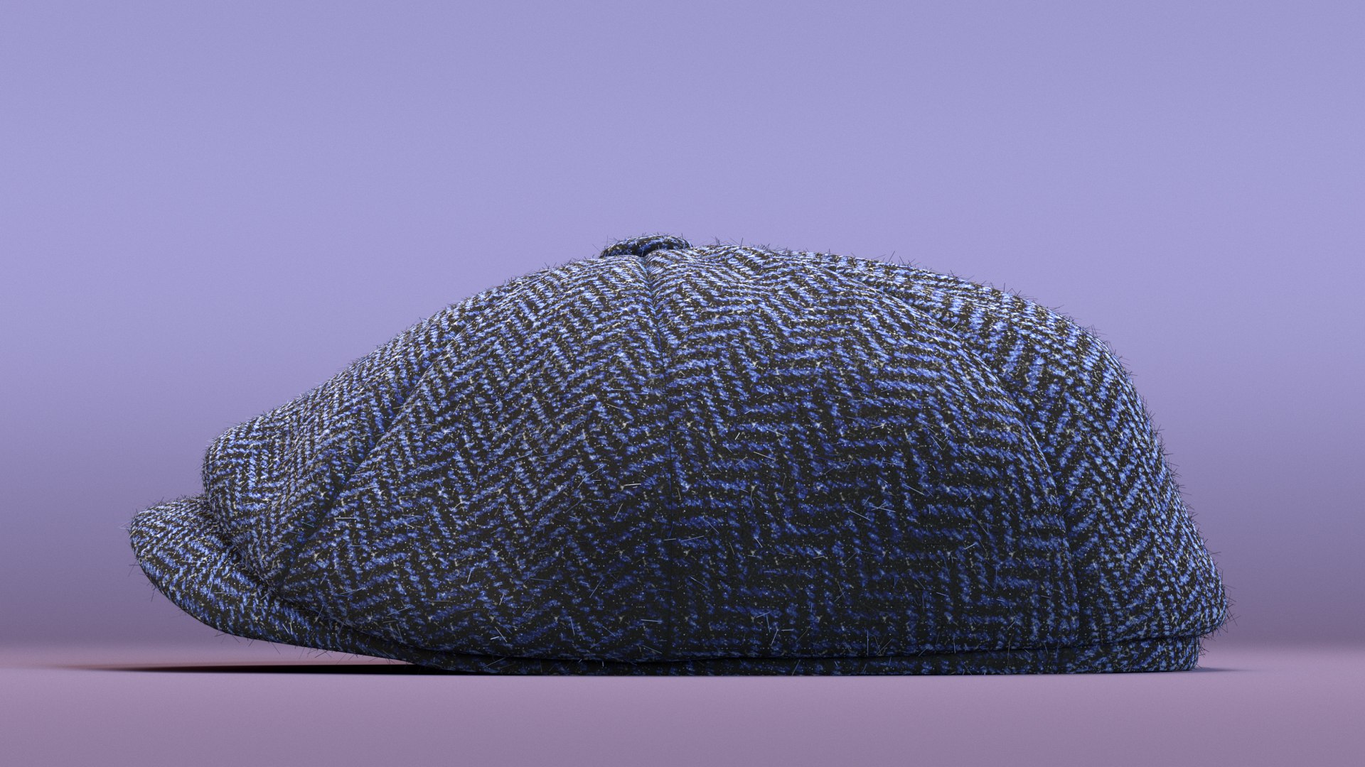 3D Mens Tweed Hat Model - TurboSquid 1893372