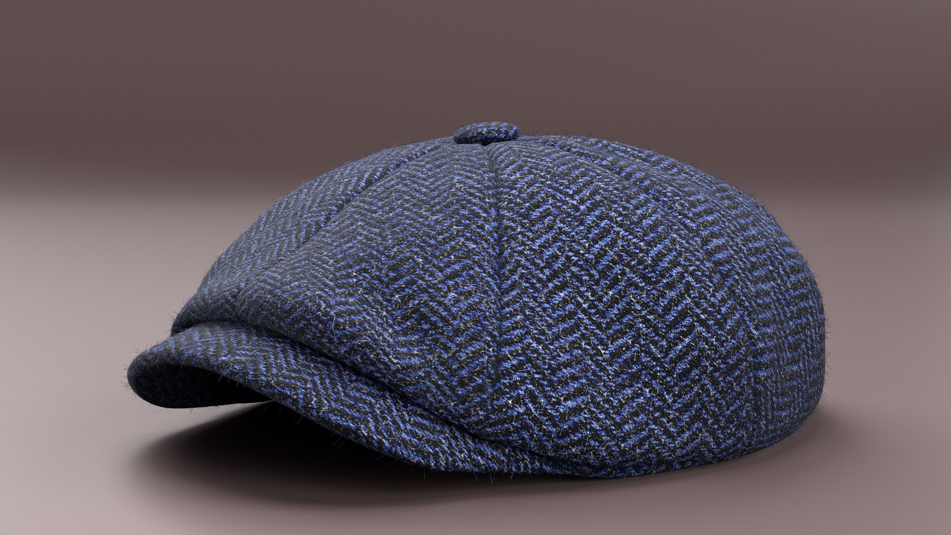 3D Mens Tweed Hat Model - TurboSquid 1893372