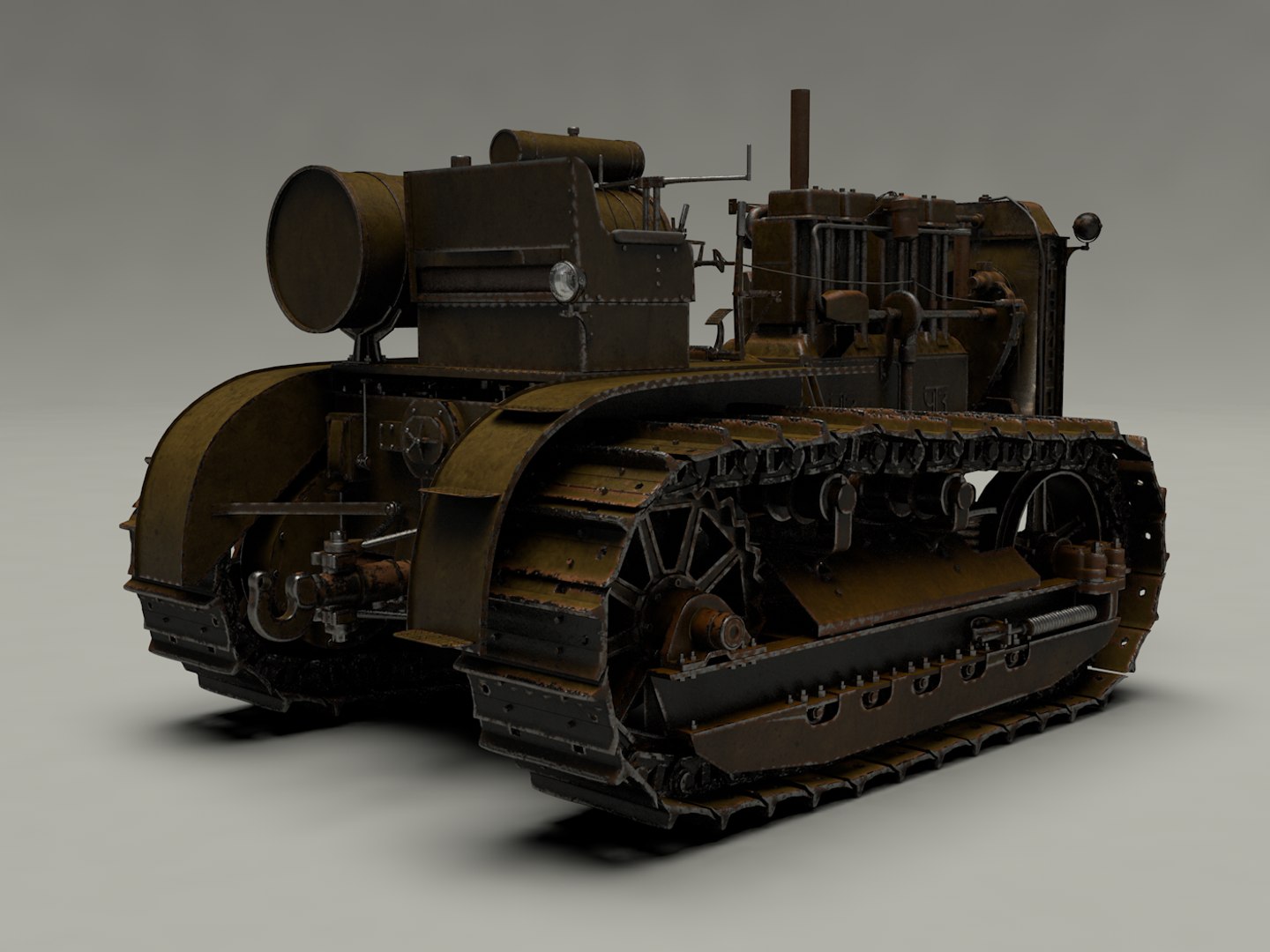 Stalinets S-60 Soviet Tractor 3D Model | 1143903 | TurboSquid