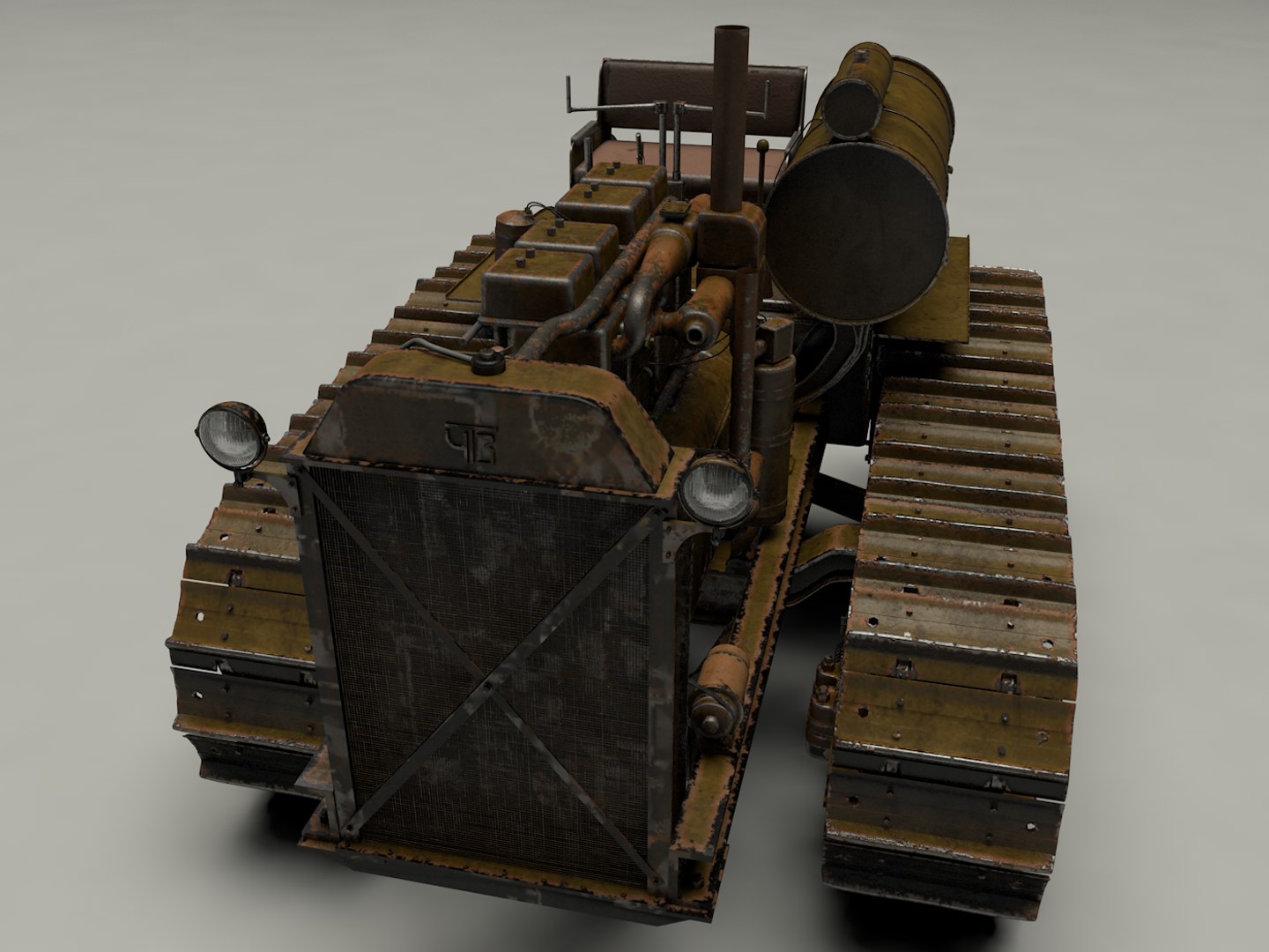 Stalinets S-60 Soviet Tractor 3D Model | 1143903 | TurboSquid