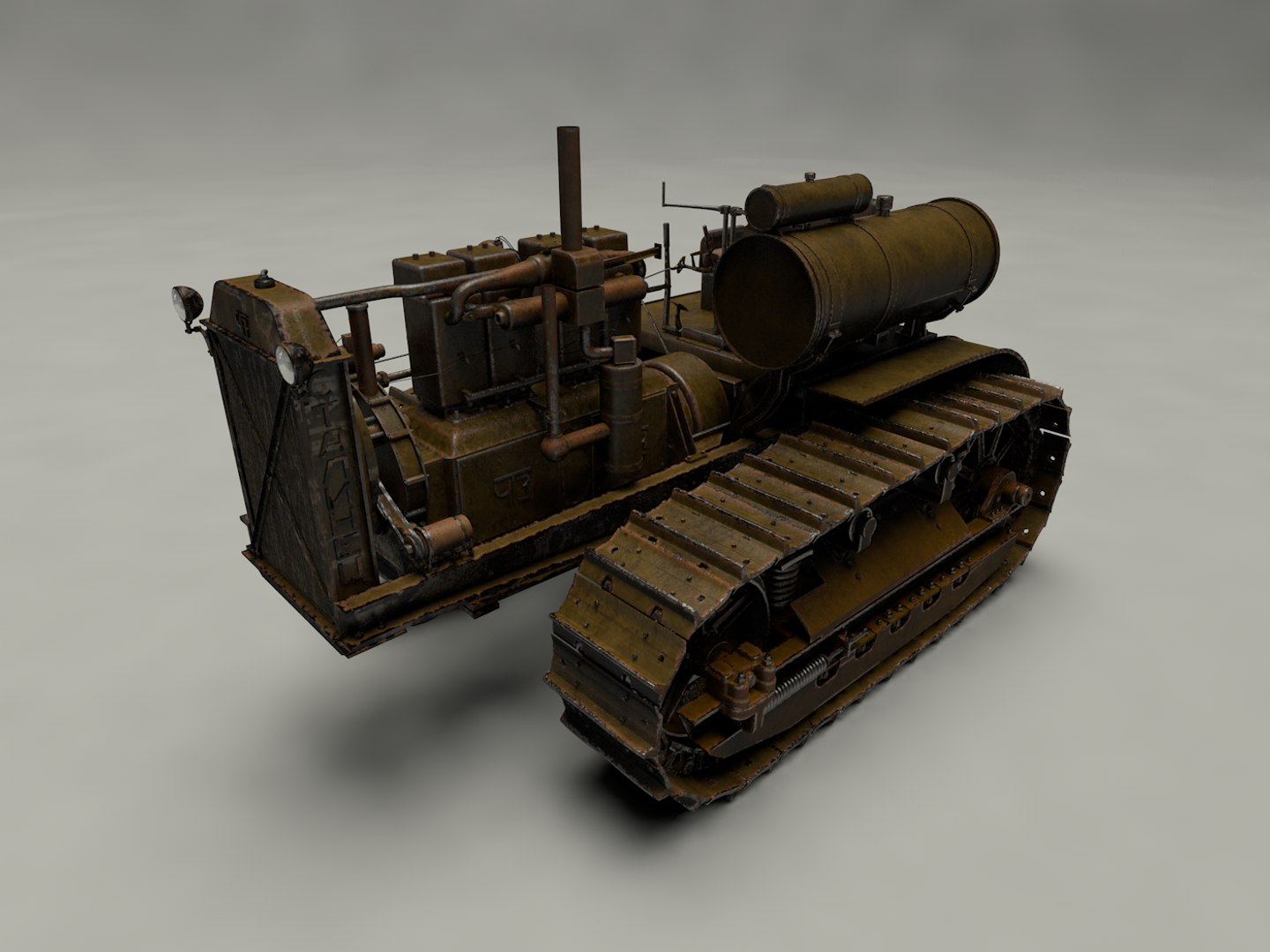 Stalinets S-60 Soviet Tractor 3D Model | 1143903 | TurboSquid