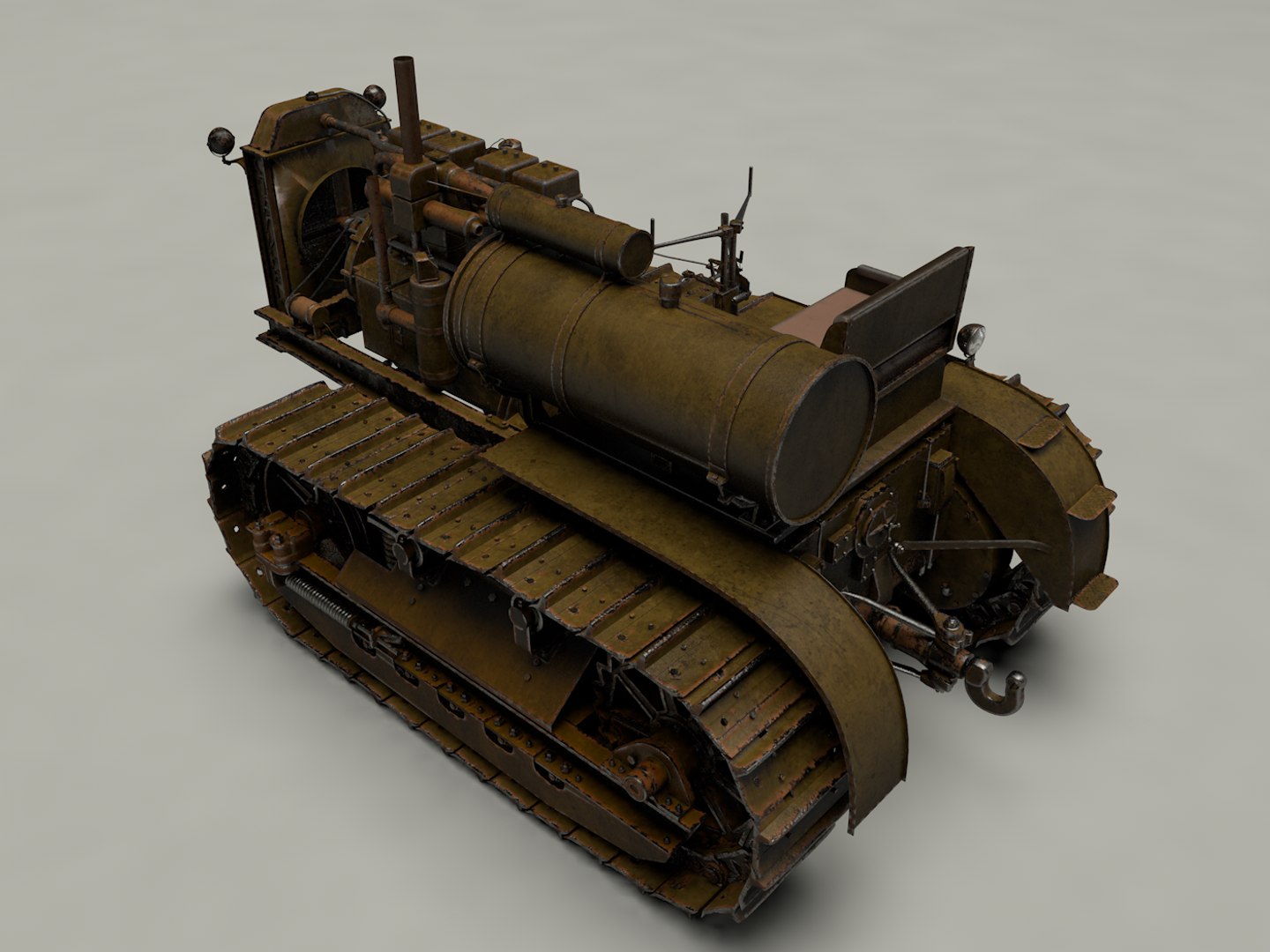 Stalinets S-60 Soviet Tractor 3D Model | 1143903 | TurboSquid