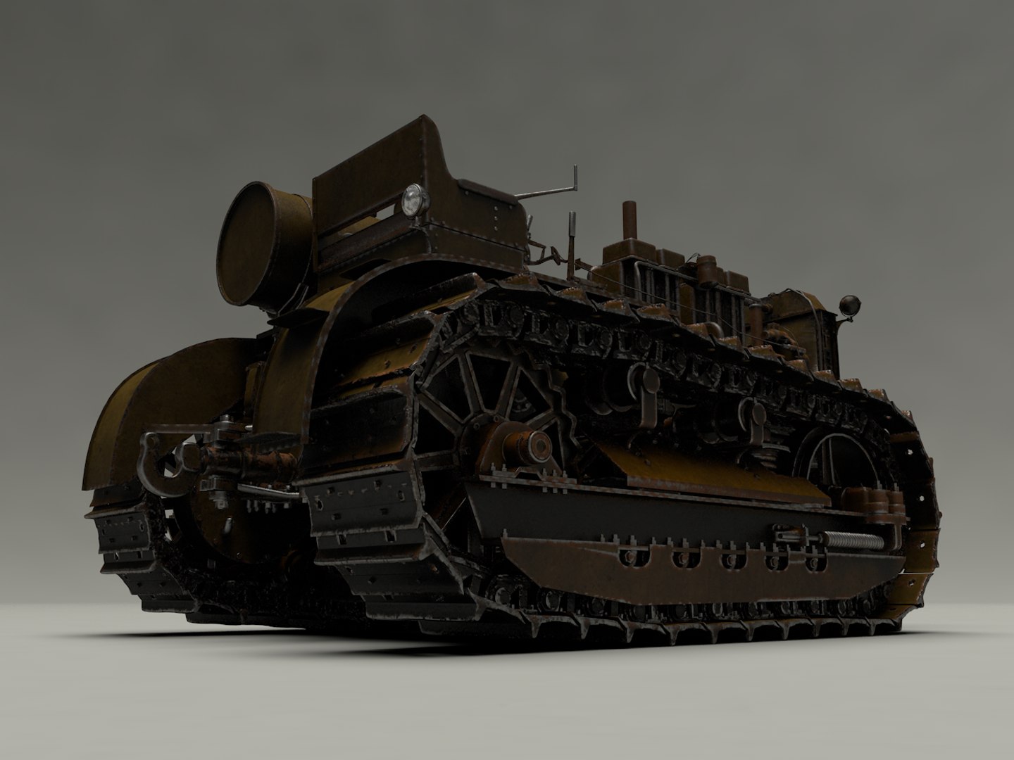 Stalinets S-60 Soviet Tractor 3D Model | 1143903 | TurboSquid