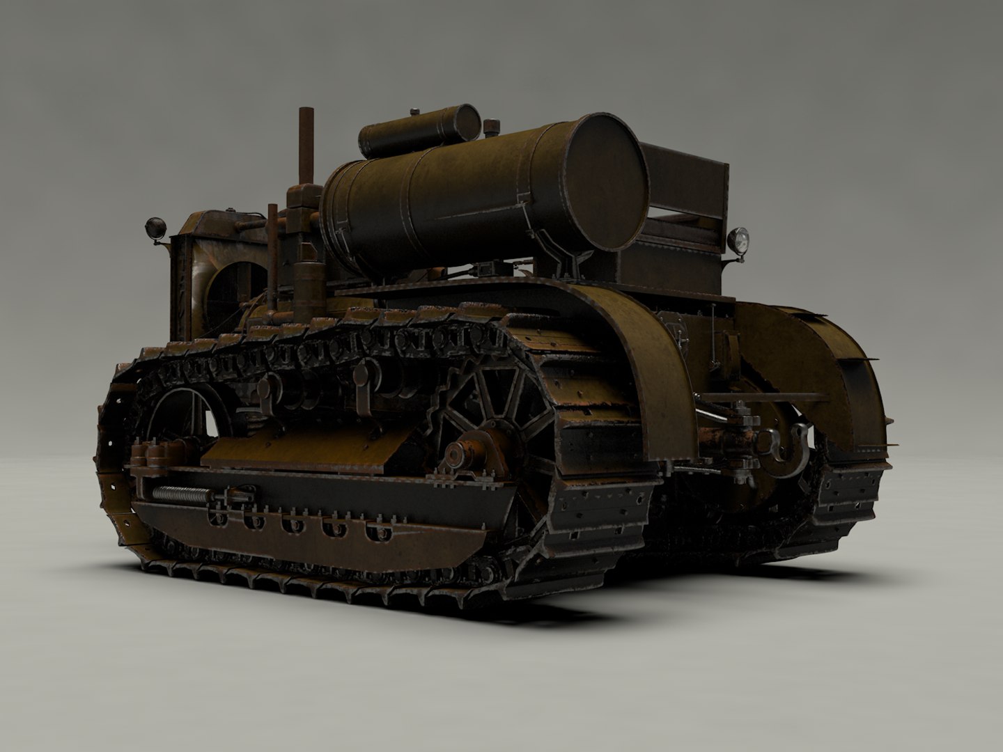 Stalinets S-60 Soviet Tractor 3D Model | 1143903 | TurboSquid