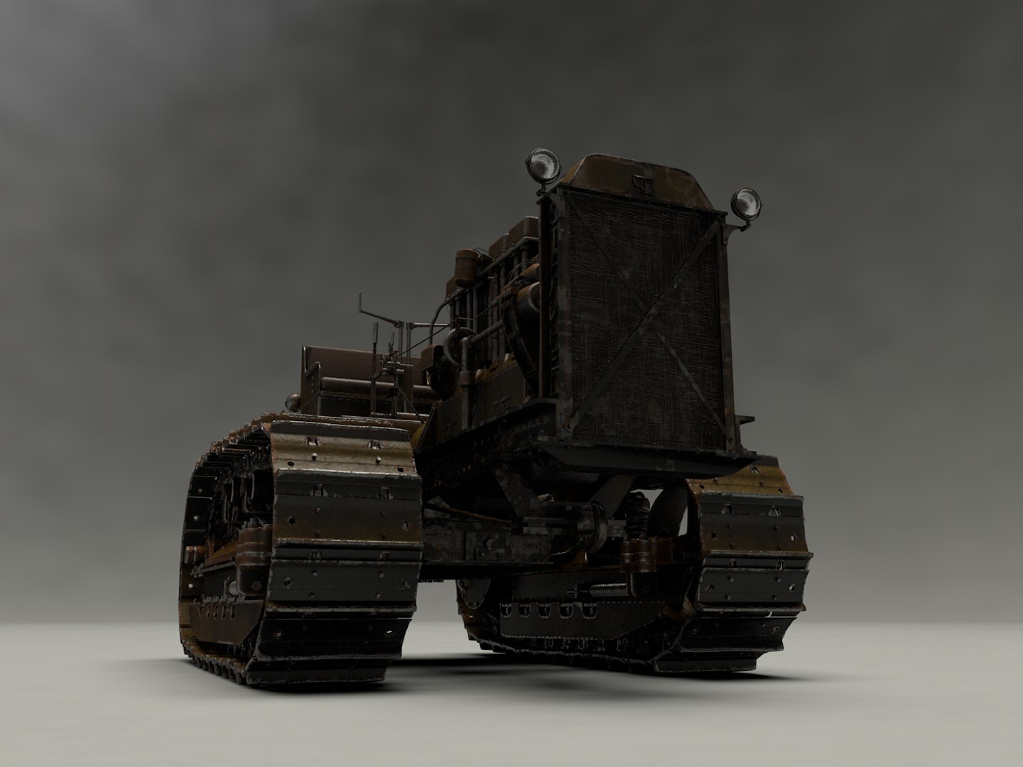 Stalinets S-60 Soviet Tractor 3D Model | 1143903 | TurboSquid