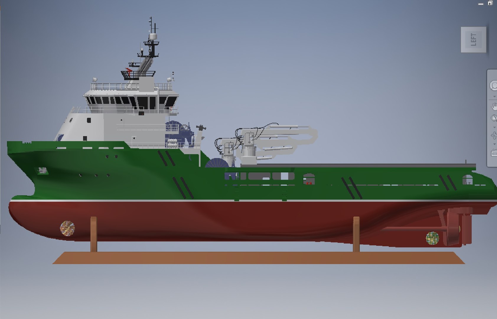3D Havyard 842 - Supply Ship Operations Model - TurboSquid 1853228