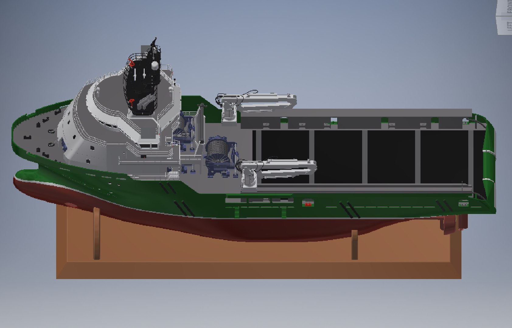 3D Havyard 842 - Supply Ship Operations Model - TurboSquid 1853228