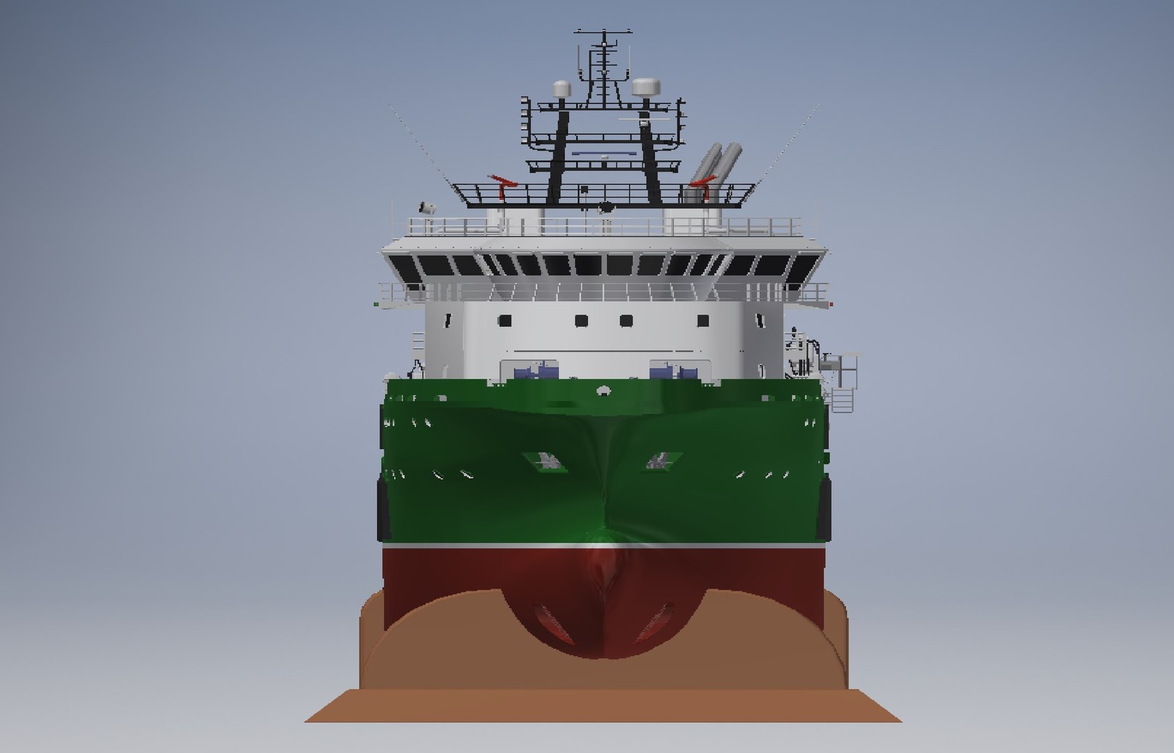 3D Havyard 842 - Supply Ship Operations Model - TurboSquid 1853228