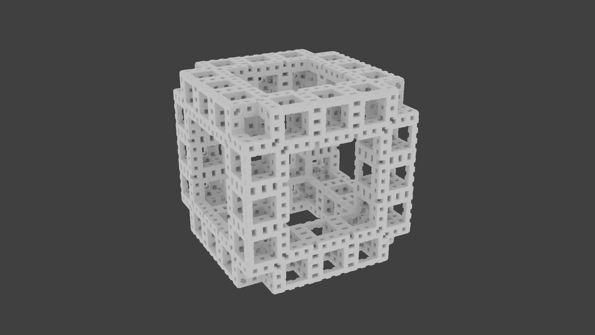 3D Model Cube Fractal - TurboSquid 1336685
