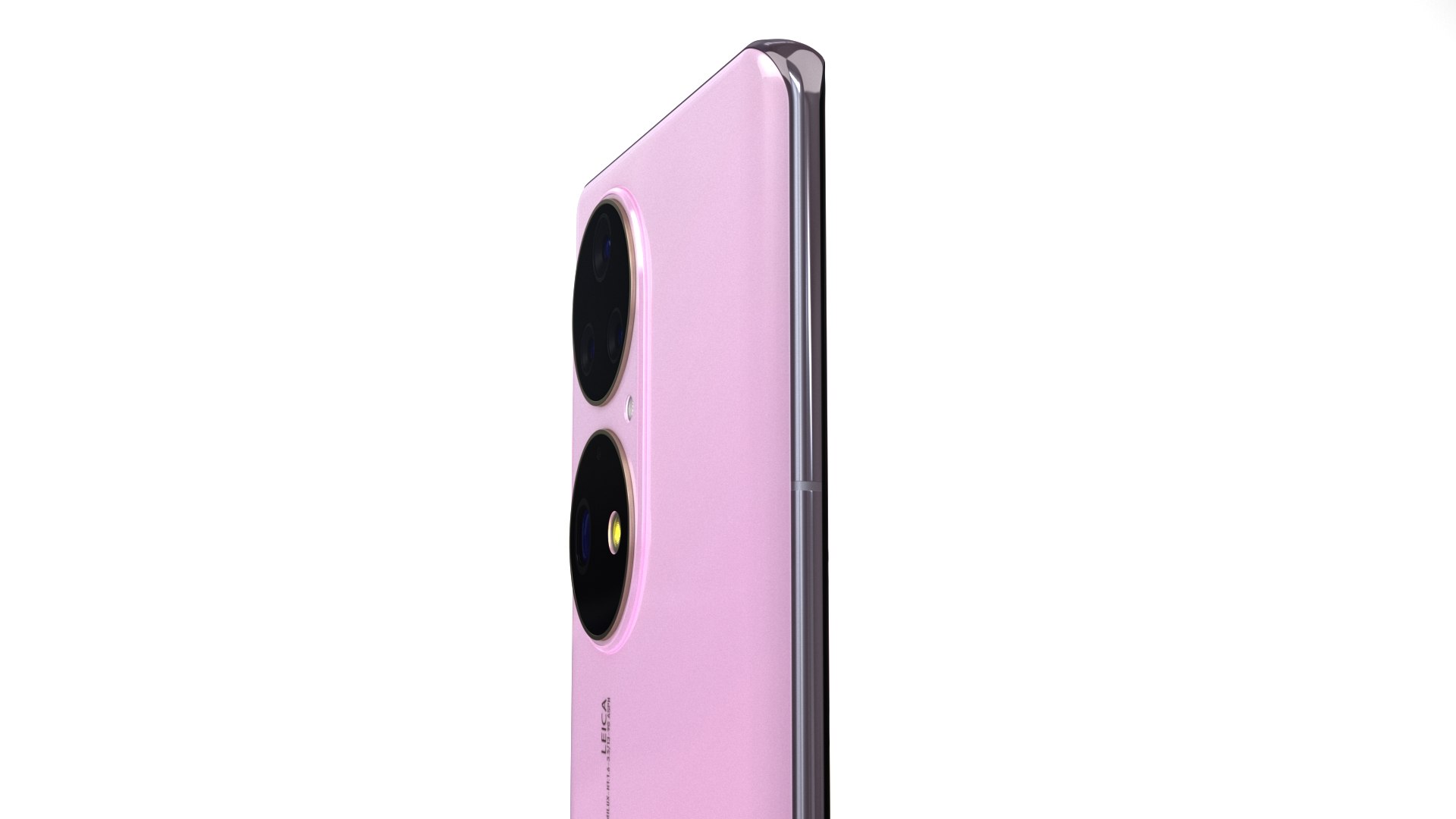 3D model Huawei P50 Pro Charm Pink - TurboSquid 1840538