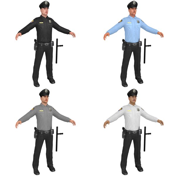 Collection Police Officer 3D Models for Download | TurboSquid
