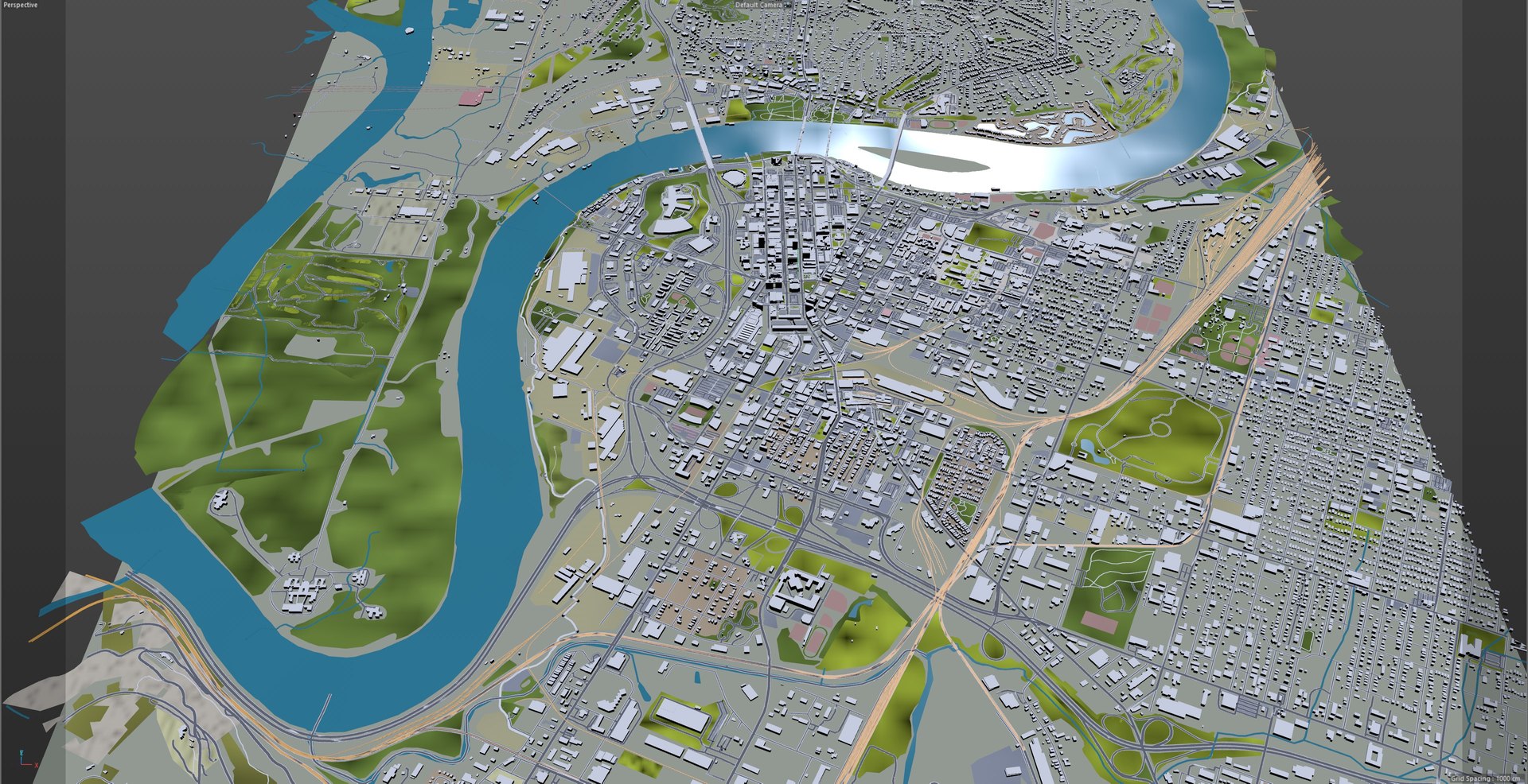 Chattanooga Tennessee USA 3D Model - TurboSquid 1719765