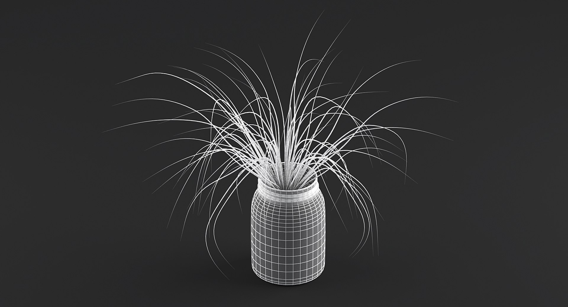 3D Model Chives Glass Jar - TurboSquid 1417366