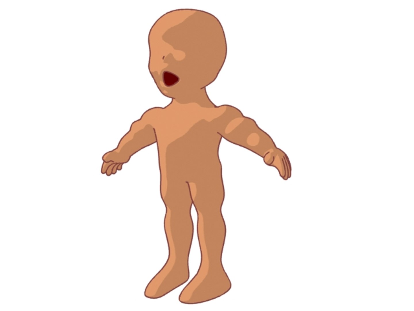 Super Heroes Deformed 3d Model